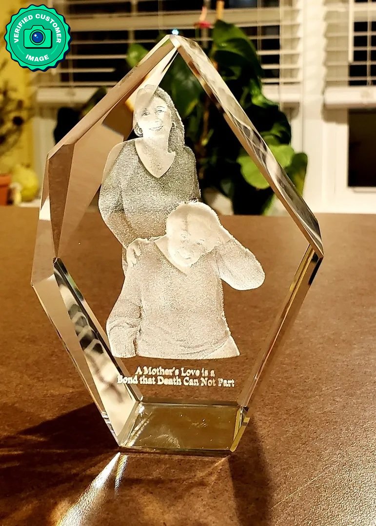 Customized Iceberg 3D Crystal - Personalized Laser-Engraved Image Keep ...